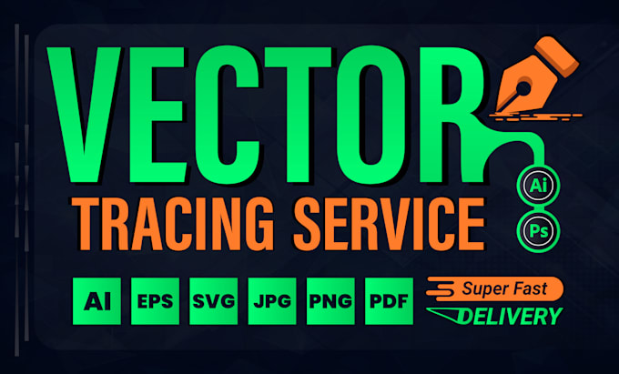 Trace, redraw, vectorize, fix, and precisely recreate your logo or ...