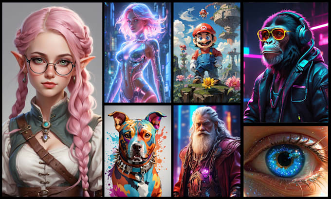 Create stunning ai generated art for your projects by Saq_ai | Fiverr
