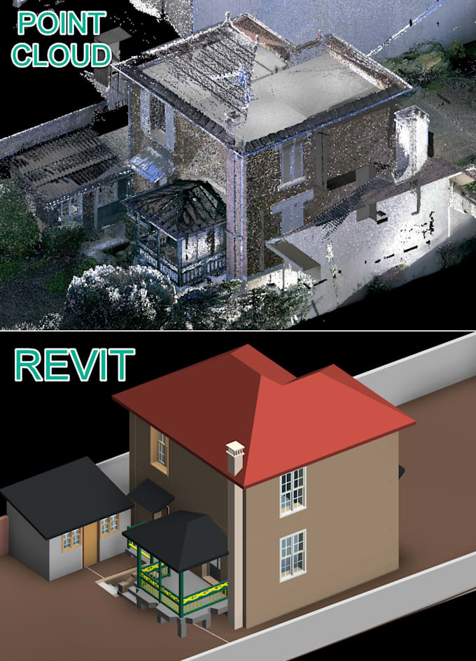 Do bim revit modeling point cloud and scan to bim lod 400 by Majid_naghibi | Fiverr