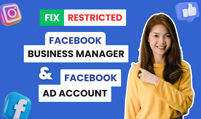 Troubleshoot facebook business manager issues and ad account by Sierrahansberry | Fiverr