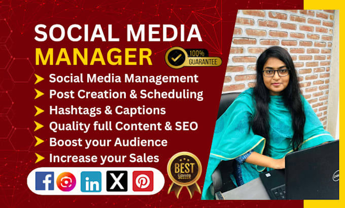 Be your professional reliable social media manager and content creator ...