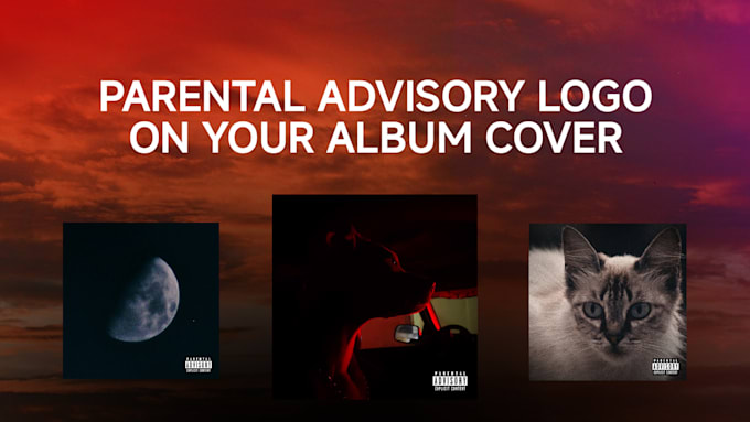 Put the parental advisory logo on your album cover by Aledrau | Fiverr