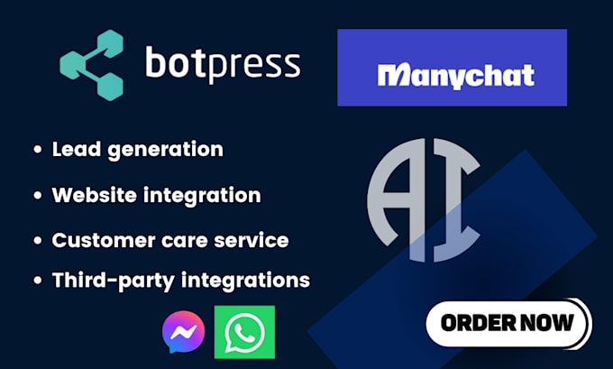Setup dynamic ai chatbot with botpress, whatsapp chatbot by Festus_webflow | Fiverr