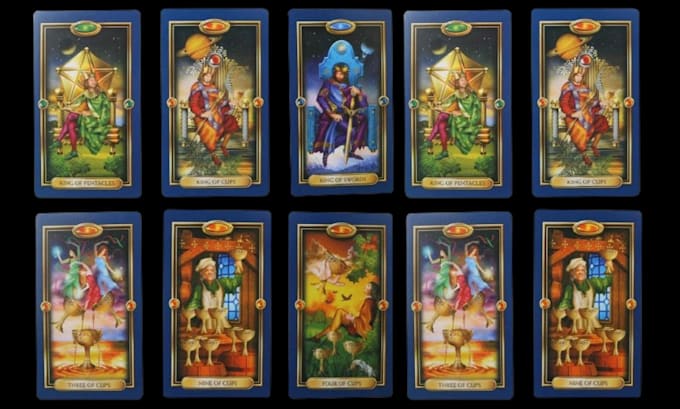 Design card game tarot cards tcg cards trading card frame template ...