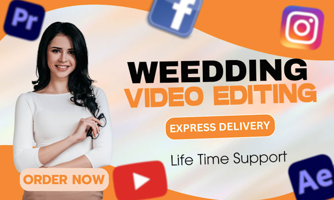 Do cinematic wedding video editing by Salah_eddinex | Fiverr