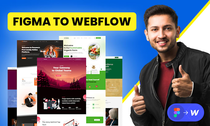 Develop webflow website, figma to webflow, webflow expert by Kumarsumit377 | Fiverr