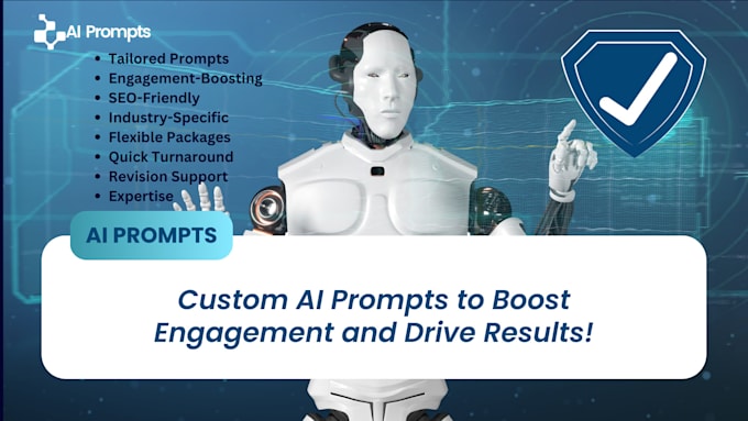 Generate gpt, chatbot saas, ai agent, prompts by Nosh_2022 | Fiverr