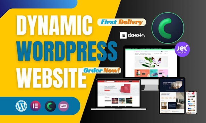 Build dynamic wordpress website with crocoblock, elementor pro and jet engine by Dev_sajir | Fiverr