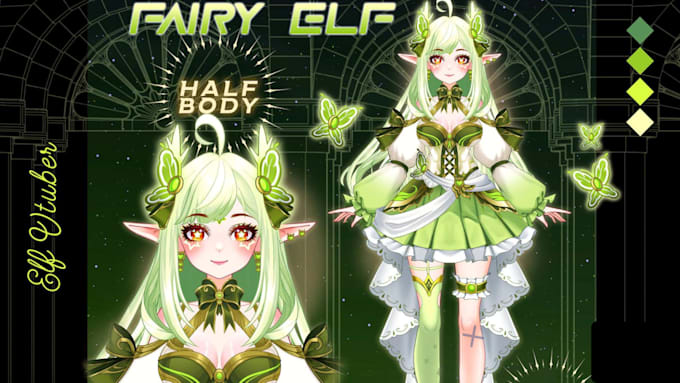 Do vtuber model, anime character, vtuber rigging, png tuber 2d avatar ...