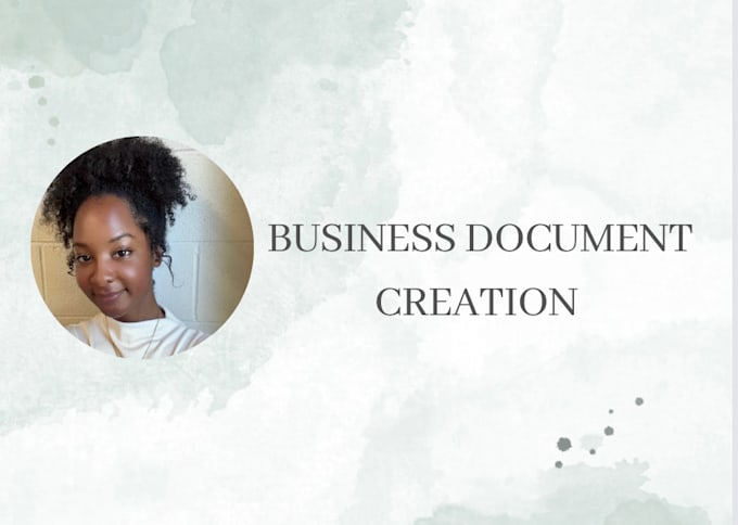 Create custom documents for your business by Aholloman93 | Fiverr