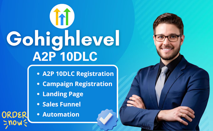 Set up gohighlevel fast a2p 10dlc phone verification email automation ...