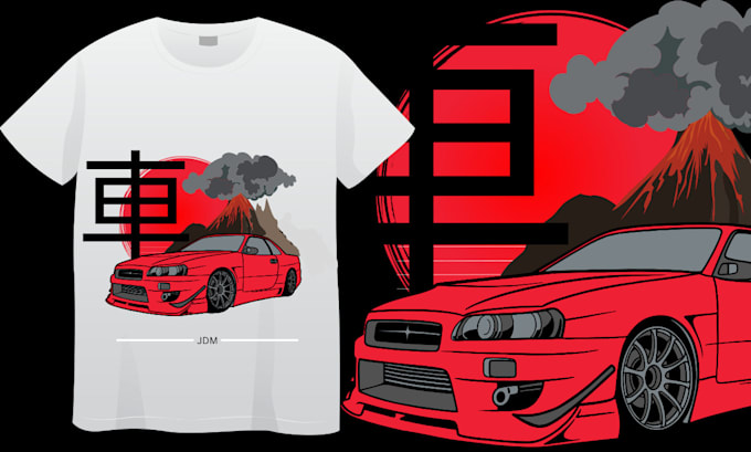 Drive in jdm merchandise elegance by Khanmustafa_pk | Fiverr