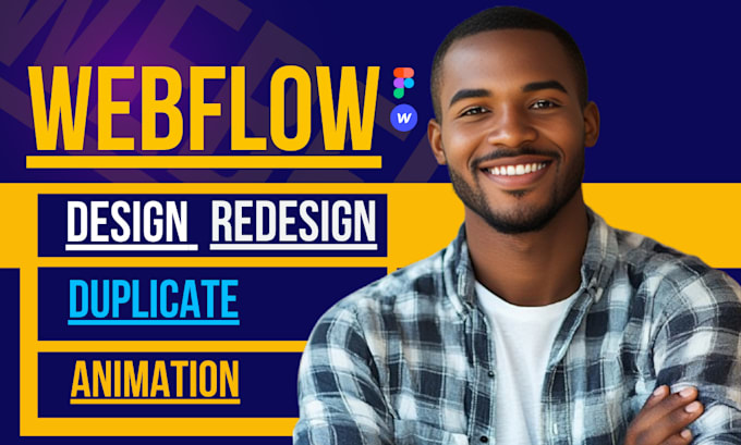 Develop, design, duplicate website to webflow website figma to framer design by Okings_expert01 ...
