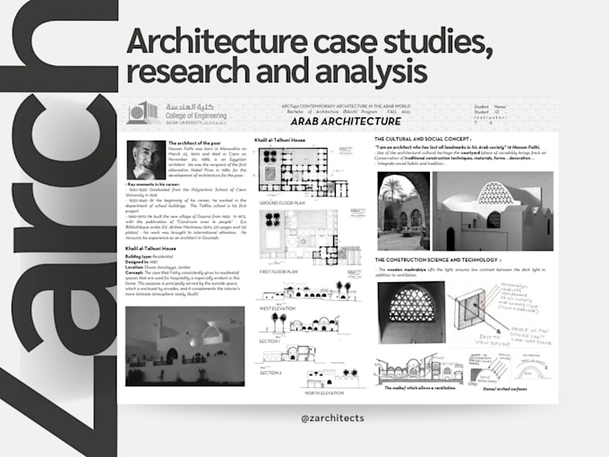 Conduct architectural research, case studies, and analysis by D ...