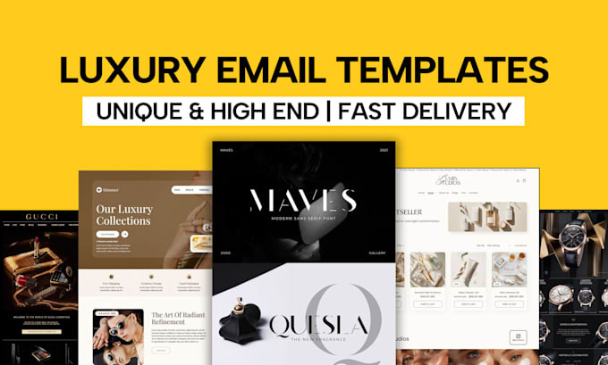 Design luxury email design in figma responsive and high end newsletter ui by Namindamax123 | Fiverr