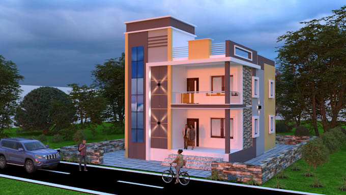 Do interior and exterior design 2d and 3d by Gulam_khan01 | Fiverr
