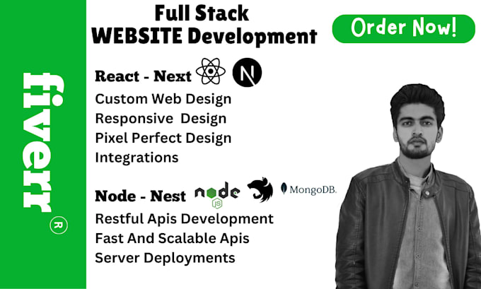 Create full stack website using mern stack by Safeerdev | Fiverr