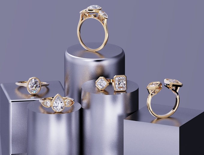Create realistic 3d jewelry animation by Renderlikereal | Fiverr