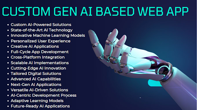 Develop custom generative ai web apps chatbots, ai saas solution by Matrix_india | Fiverr