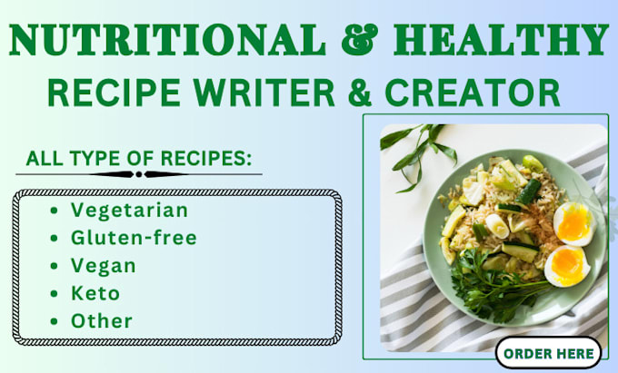 Create and write vegan, keto, gluten free, and salads recipes by ...