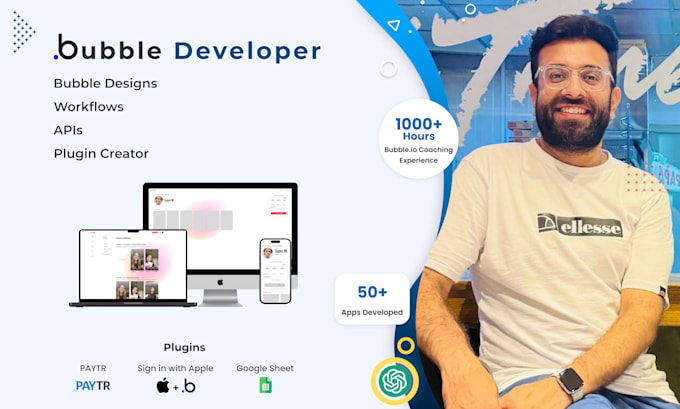 Develop responsive bubble io application from figma by Monamkhalid | Fiverr