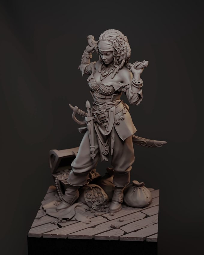 Sculpt custom mini for dnd tabletop game design,dnd warhammer minis stl ...
