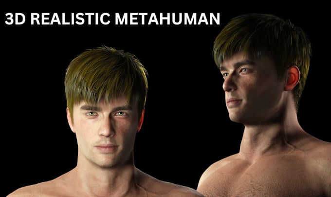 3d photorealistic character, 3d metahuman, 3d character model, 3d ...