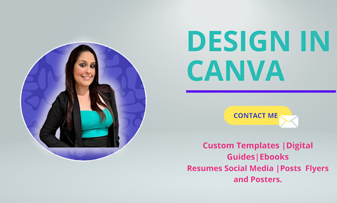 Create designs in canva for your business by Verushka_ch | Fiverr