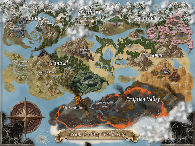 Make a custom dnd or roleplay map by Lthecoolkidgame | Fiverr