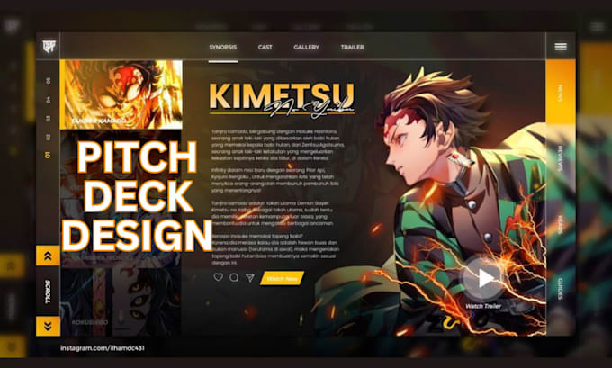 Design modern investor pitch deck powerpoint presentation slide ppt ...