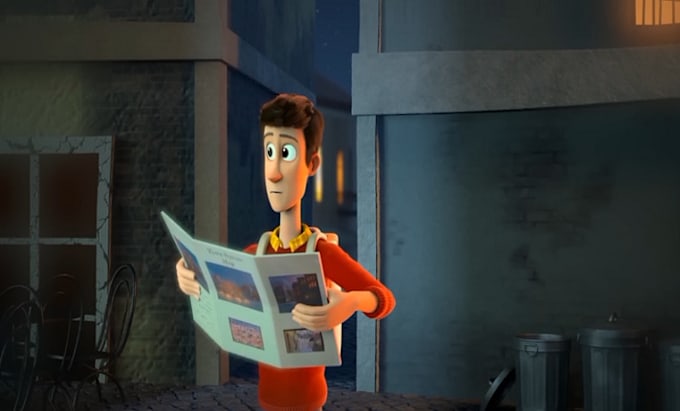 Do a high quality 3d animation video,3d character design,3d cartoon ...