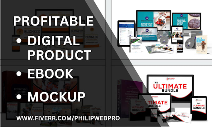 Design digital product ebook cover mockup 3d ecover bundle online cource cover by Philweb_pro ...