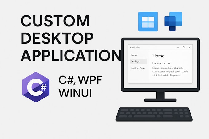 Develop desktop application using csharp, wpf and winui by Arslanb001 | Fiverr