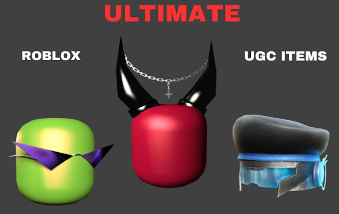Make ultimate roblox ugc items and asset by Anus_mar | Fiverr