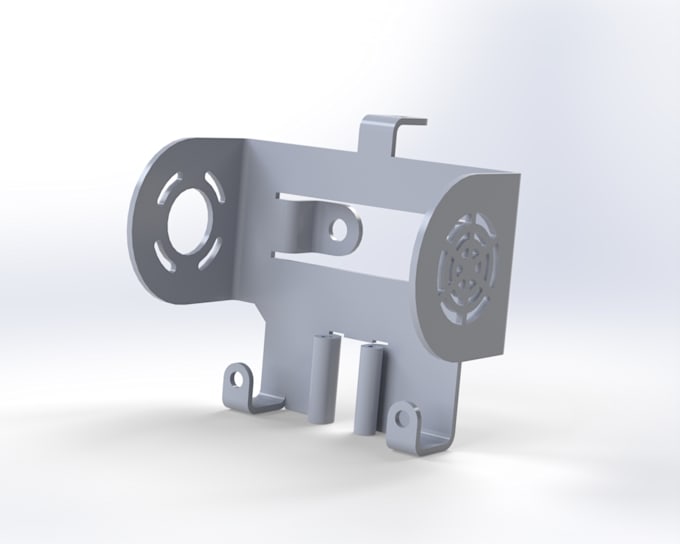 Do 3d modeling of sheet metal design and laser file from image, drawing by Dobrodiy2 | Fiverr