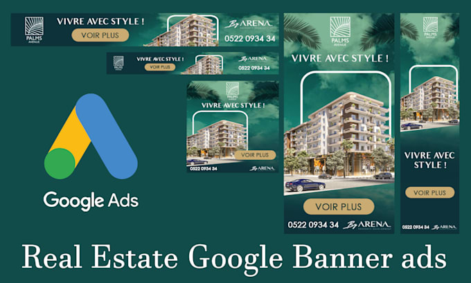 Design catchy real estate google ads banner, web banners by Unboxyoub ...