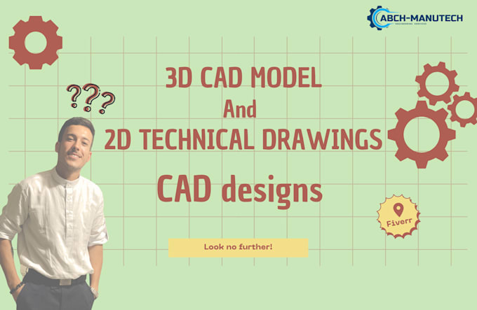 Create detailed cad designs and drafting using autocad or solidworks by ...