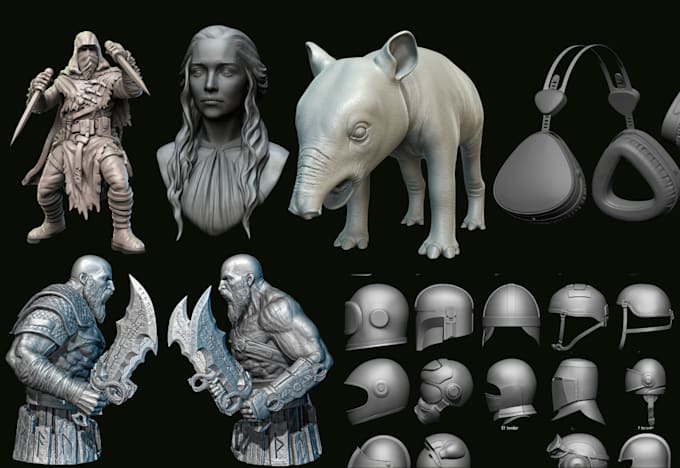 Sculpt printable 3d miniature 3d character 3d bust model 3d toy for 3d ...