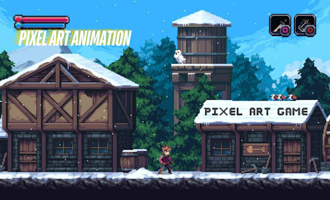 Create pixel art game pixel art animation rpg maker pixel art sprite by ...