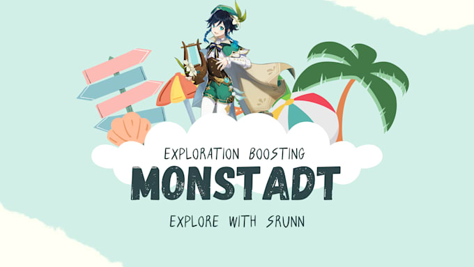 Help you for mondstadt exploration genshin impact by Srunnichikiwir ...