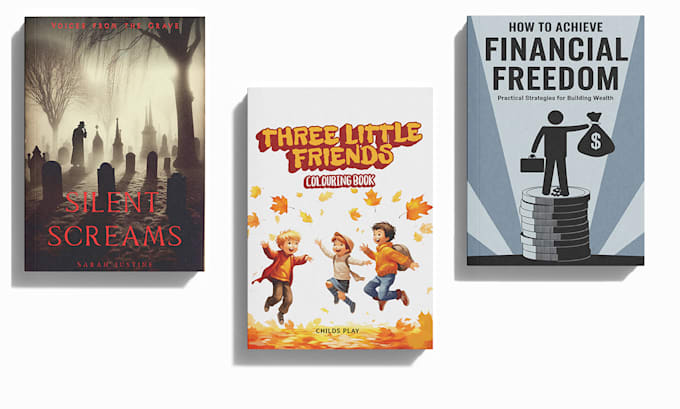 Design custom book cover design both ebooks and print covers for your ...