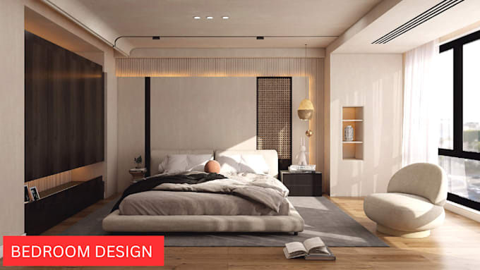 Do 3d interior, interior design, realistic render with vr by Shri_studio | Fiverr