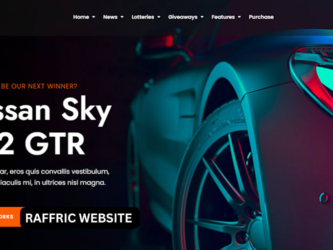 Build raffle website giveaway website competition raffle website by ...