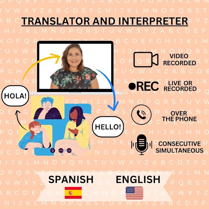 Be your interpreter from spanish to english by Carolina_ca | Fiverr