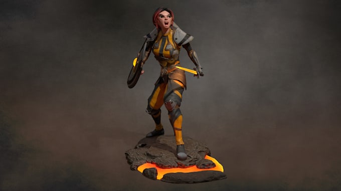 Mmd game character,vrm character,hpyer aaa ue4,5 game character,zbrush ...