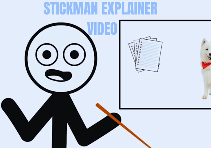 Create stickman animated video, stickman explainer video, comic stick ...