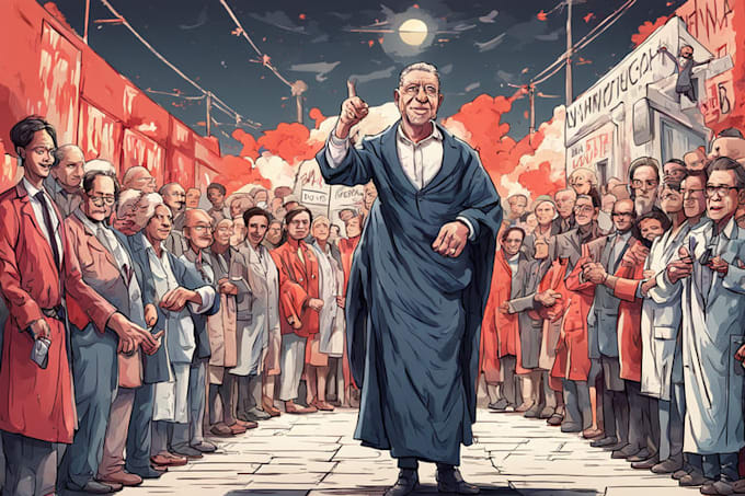 Make a professional political cartoons character art by Gerreeks | Fiverr