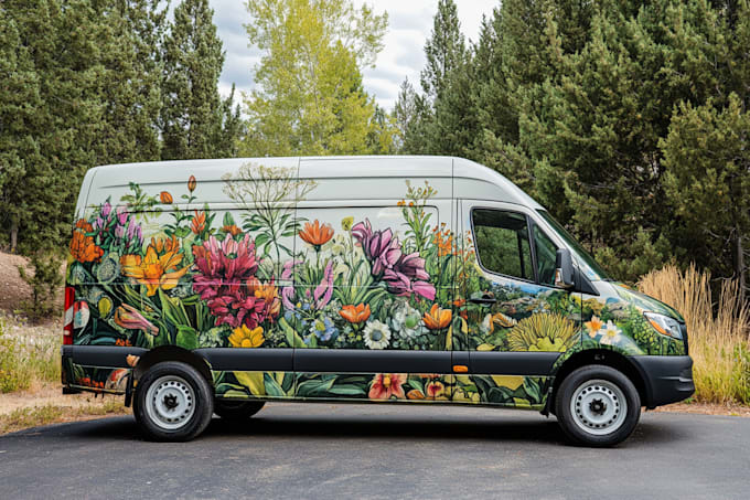 Draw awesome car, van, vehicle wrap design and vehicle by Lorelgado ...