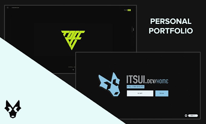 Create a custom interactive portfolio by Itsuidev | Fiverr