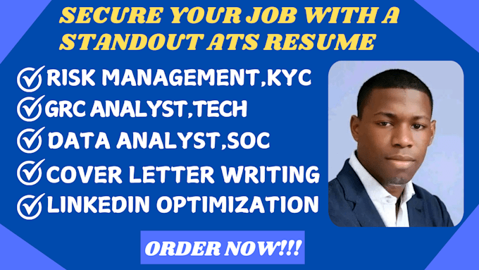 Develop your grc, governance, cyber security resume or cv by ...